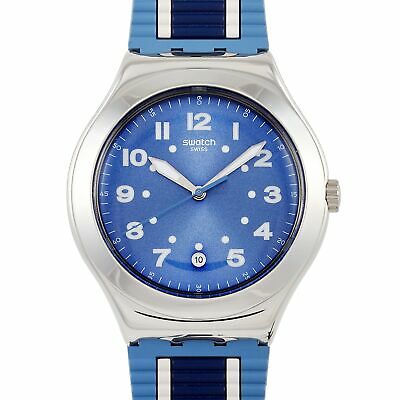 Swatch Bluora 41 mm Stainless Steel Watch YWS043 | WatchCharts