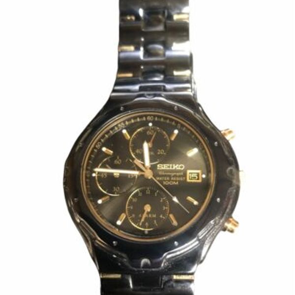 Mens Seiko Chronograph Alarm 100M 7T62 0CJ0 Watch | WatchCharts Marketplace