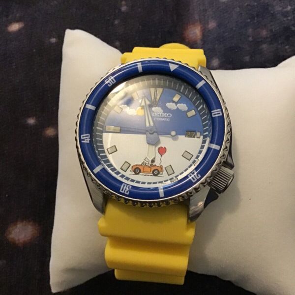 Vintage diver's 7002-700J Snoopy love auto unisex watch, original seiko ...