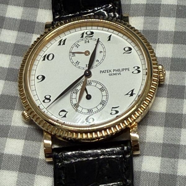 Patek Philippe Calatrava Men's White Watch - 5034 (3624) | WatchCharts ...