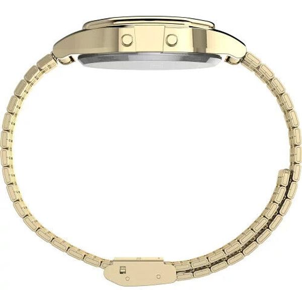 TIMEX Watch Timex 80 Pink Gold Dial Brass Acrylic Quartz Digital 30MM ...