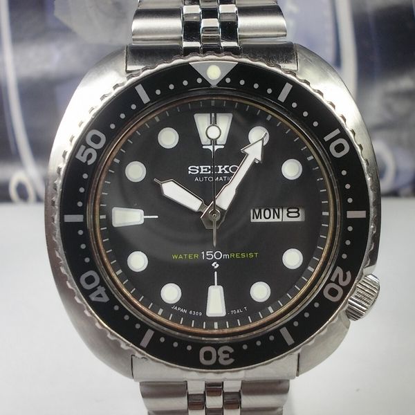 SEIKO 150M DIVERS 'TURTLE' DAY/DATE AUTOMATIC MENS WATCH 6309-7040 (SN 921481) | WatchCharts ...