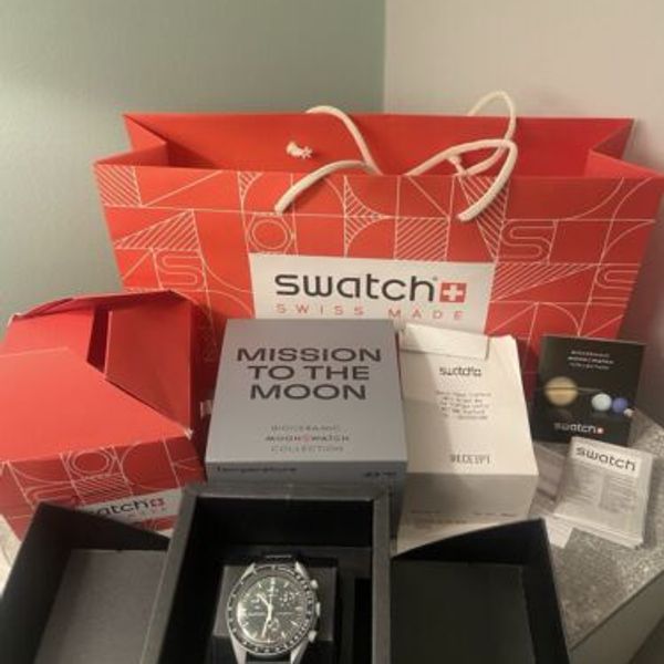 Omega Moonswatch Mission To The Moon (In Box With Receipt, gift Box ...