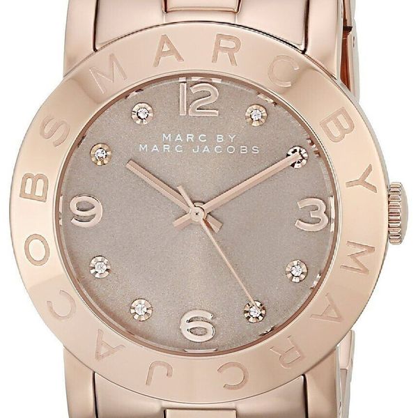 Marc by Marc Jacobs Womens Amy Dexter Rose Gold-tone Ladies Watch ...