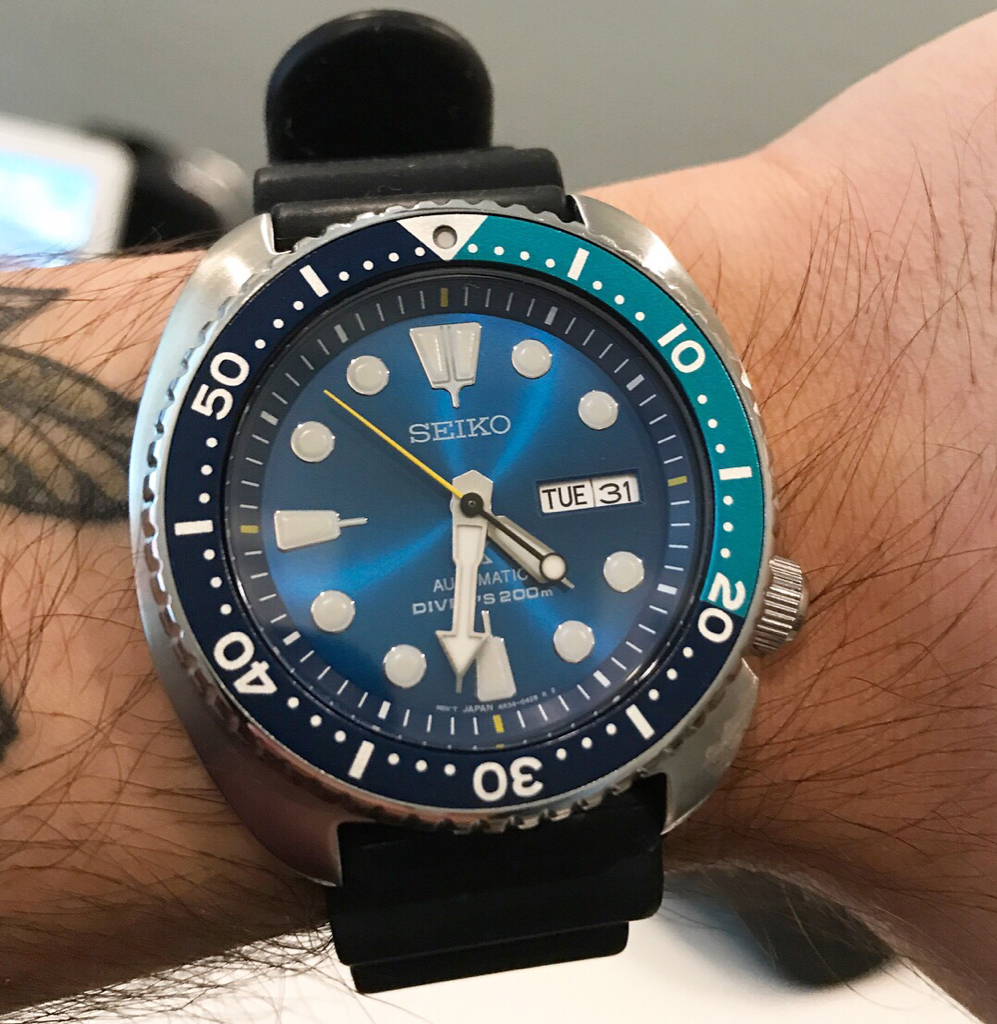 For Sale: Seiko Turtle Blue Lagoon SRPB11 | WatchCharts