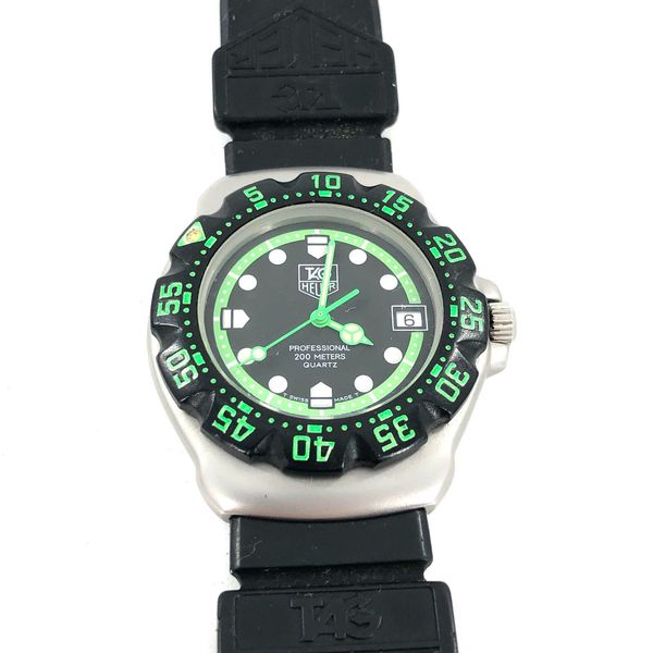 TAGHeuer TAG Heuer Formula 1 200m 375.513 Black Dial Working OE 442 tag ...