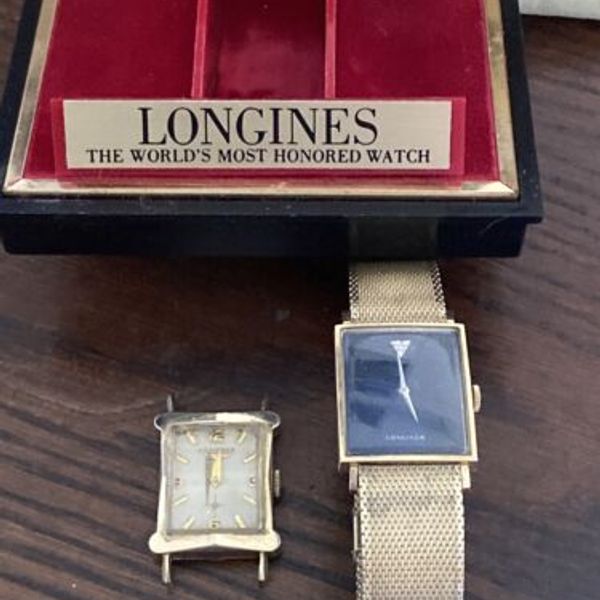 LONGINES Lot (2) 9LT And 528 Swiss 10K RGP W/BOX. 528 Works 9LT Doesn’t ...