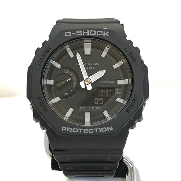 G-SHOCK G-SHOCK CASIO Casio watch GA-2100 octagonal form black white ...