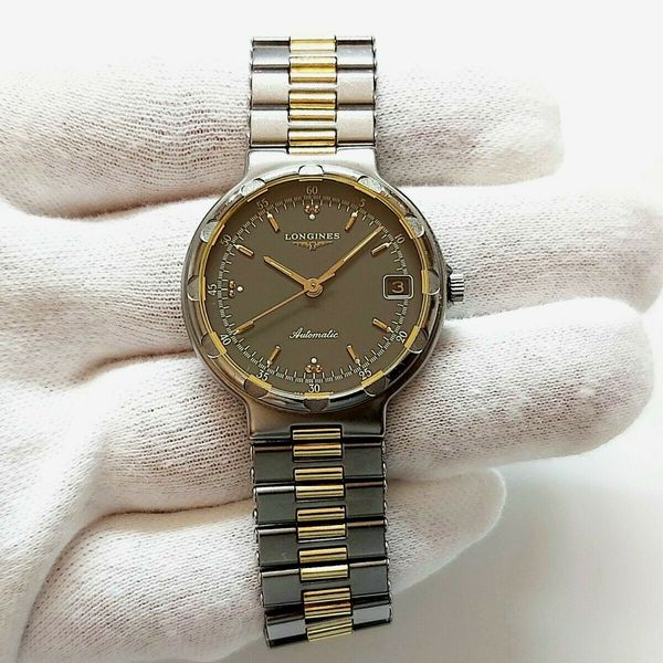 LONGINES Conquest Las Vegas Edition Automatic Steel Titanium & Gold Men ...