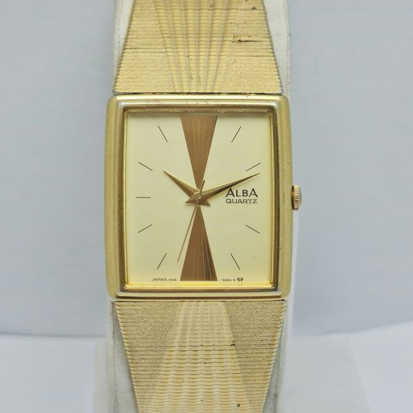 Seiko Alba Tank V515-5330 Quartz Vintage Menâ s Watch | WatchCharts ...