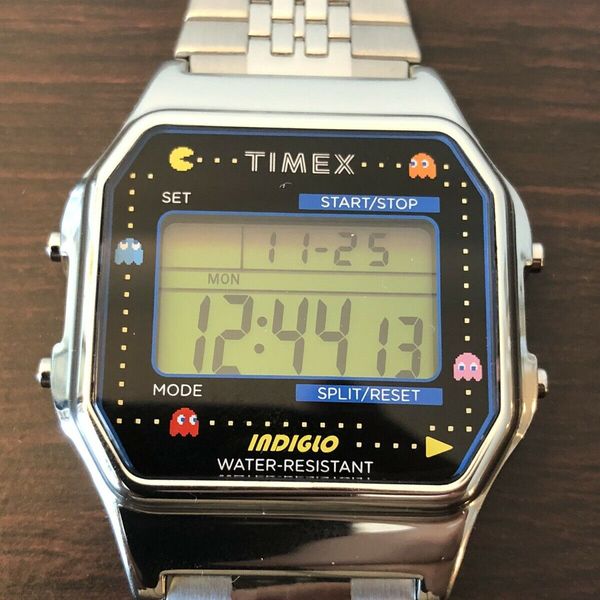 Timex Pac-Man Silver T80 Reissue Brand New! FREE SHIPPING! | WatchCharts