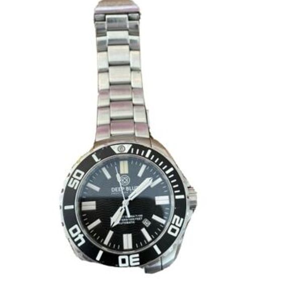 Deep Blue DayNight Mill T100 Tritium 300m/1000ft Automatic divers Watch ...