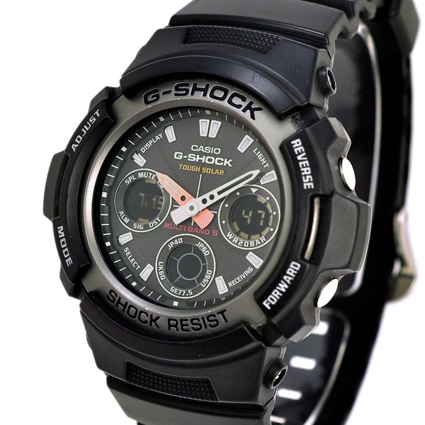 [Used] Casio G-SHOCK G-SHOCK AWG-101 tough solar stainless steel resin ...