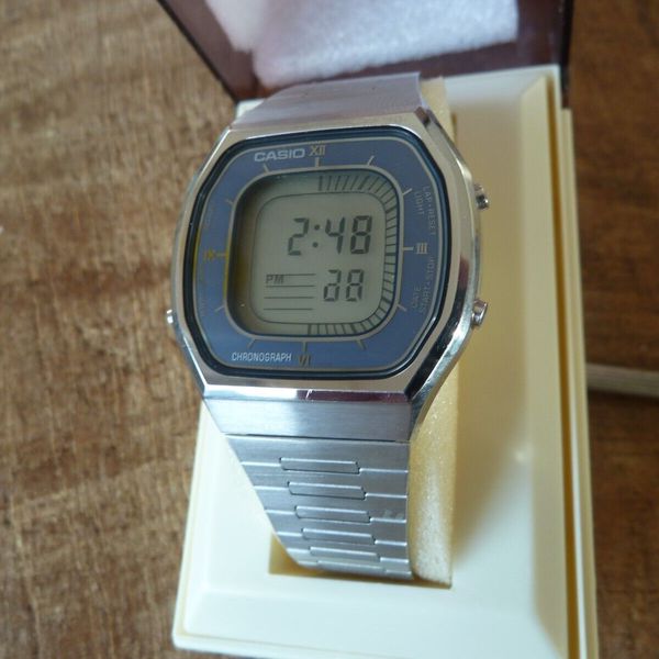Casio Casiotron N.O.S. vintage digital quartz watch 56CS-52 module 56 ...