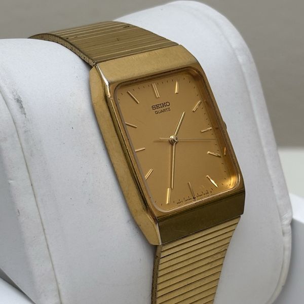 1991 Seiko 5Y95-5000 Gold Tone Tank Men's Watch - Neo Vintage - New Battery | WatchCharts ...