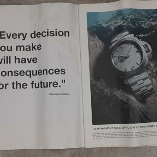Manifesto 2019-2020 Panerai Watch OverSize Magazine All Illustration ...