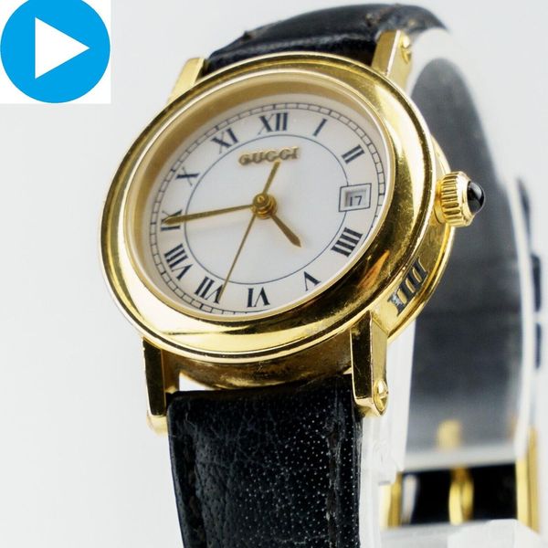 GUCCI 7200L Round Shape Quartz Women's Watch Vintage Excellent+5 #1226 ...