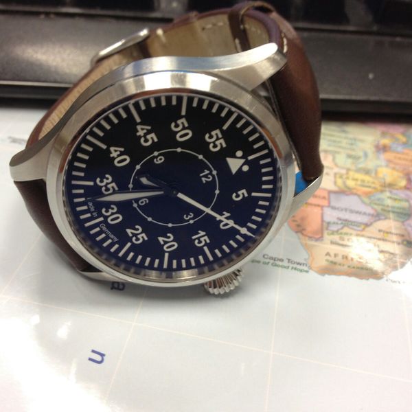 TOURBY Vintage Aviator Watch Navigator 42mm automatic | WatchCharts ...