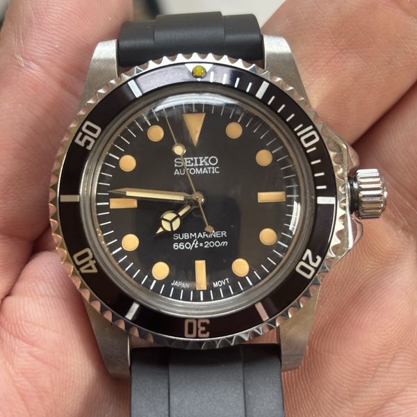 SEIKO NH35 Automatic Mod MilSub No Date Sub 5513 Watch | WatchCharts ...