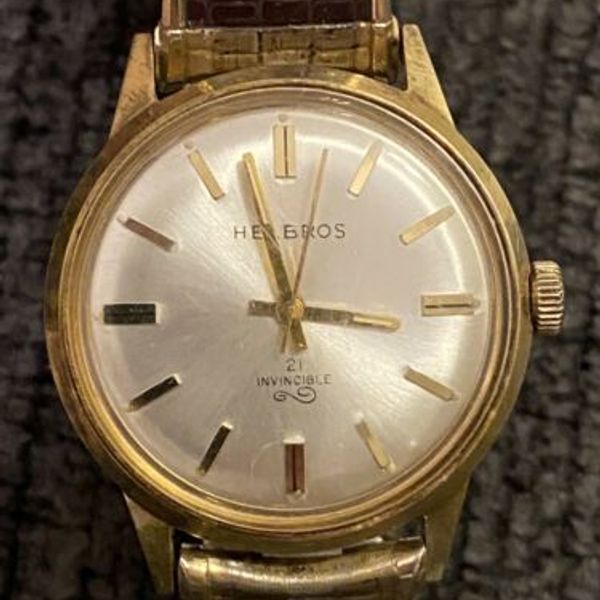 Vintage Helbros Deco 21 Invincible Jewels Wrist Watch | WatchCharts ...