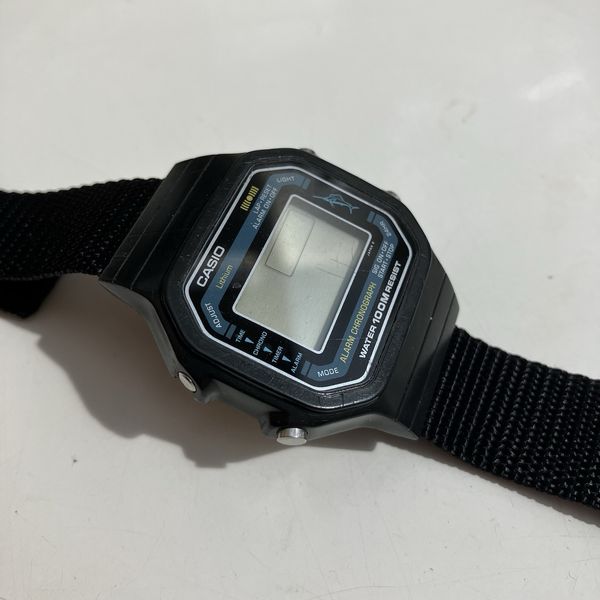 Vtg CASIO Marlin Digital Watch Men W400 Chronograph 100m Water ...