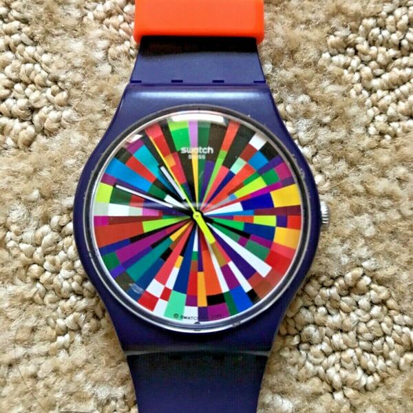 Beautiful colorful swatch watch | WatchCharts Marketplace