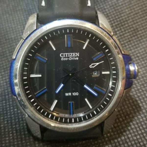 Citizen Eco-Drive Black Dial Men's Watch AW1151-04E | WatchCharts ...
