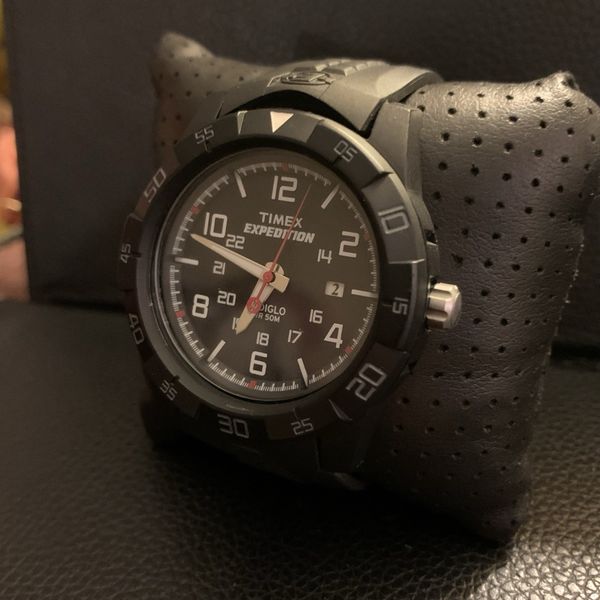 Menâ s Timex Expedition Rugged Field Watch T49831 Black Indiglo Great Condition | WatchCharts ...