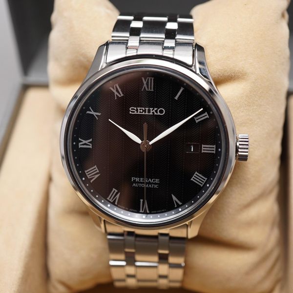 Seiko Presage SRPC81J1 4R35 Black Dial Zen Garden Automatic Watch ...