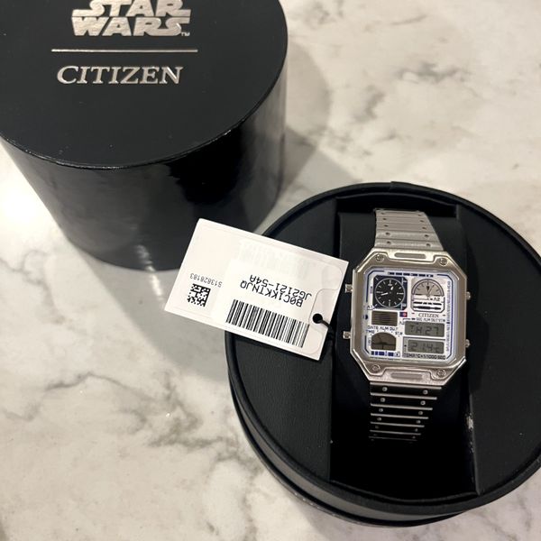 Citizen JG2121-54A Star Wars R2-D2 Analog Digital White Dial Watch 2023 ...
