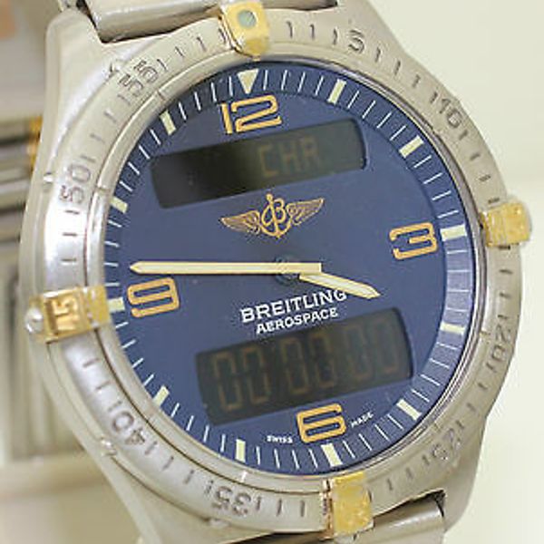 Titanium & Gold Breitling Aerospace F56062 | WatchCharts
