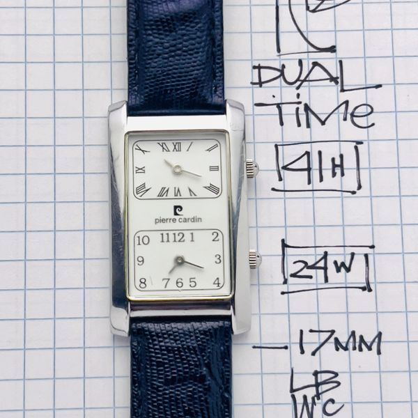 [WTS] Pierre Cardin Dual Time Tank | WatchCharts Marketplace
