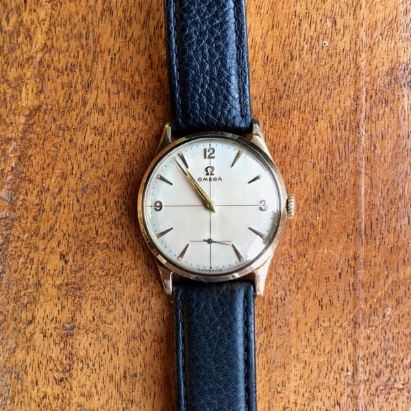 SOLD 1956 9K Gold Omega watch with 266 Movement – Serviced ...