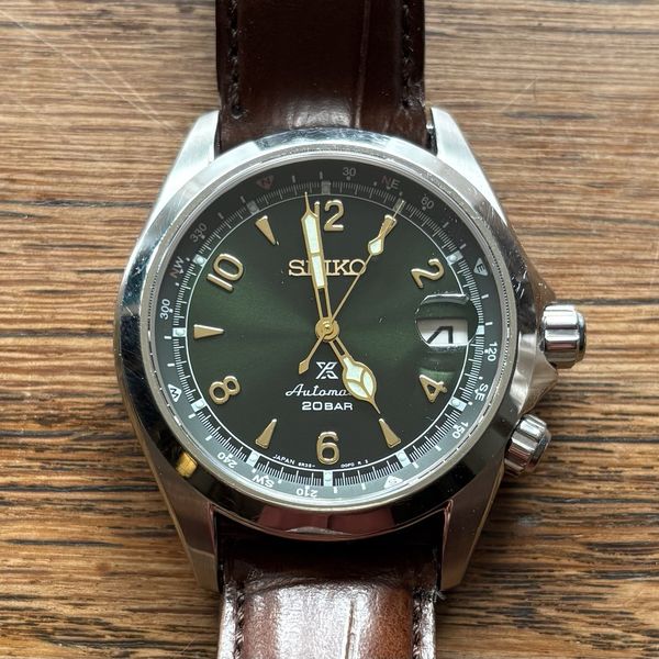 Seiko Men's Alpinist Watch SPB121J1 Green With Original Box ...
