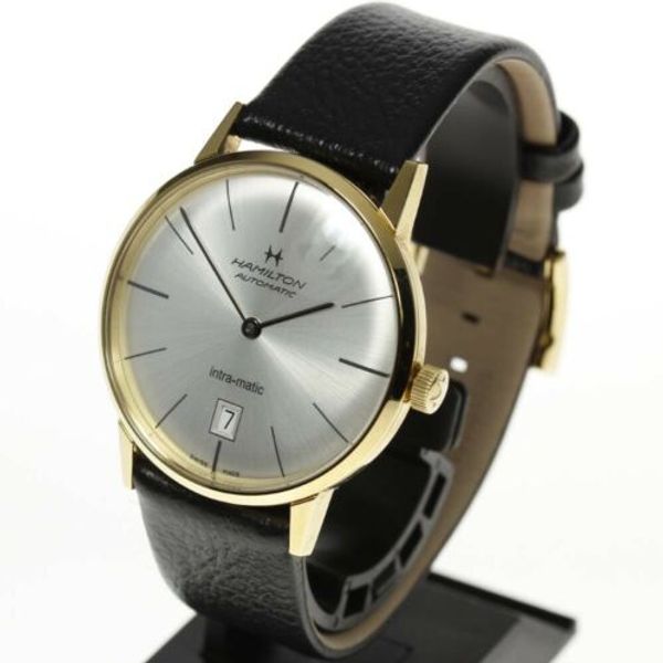 Hamilton American Classic Intra-Matic Auto Gold Uhr Herren H38475751 ...