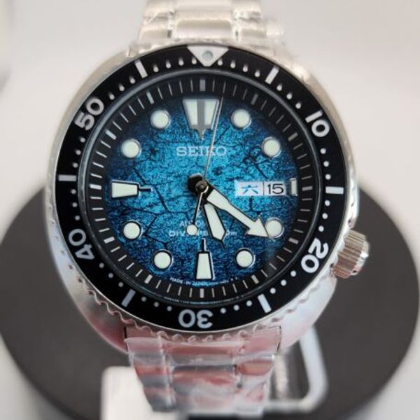 Seiko Prospex Turquoise Dial Men's Watch - SRPH57 TURTLE | WatchCharts ...
