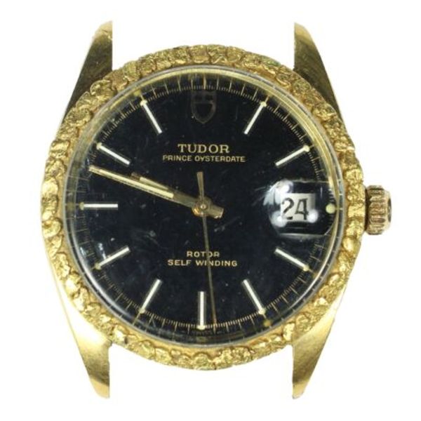 Tudor Geneva Watch with Original Oyster Case by Rolex - Real Gold ...