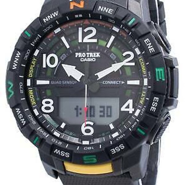 Casio PROTREK Quad Sensor PRT-B50-1 Digital Compass Quartz Men's Watch ...