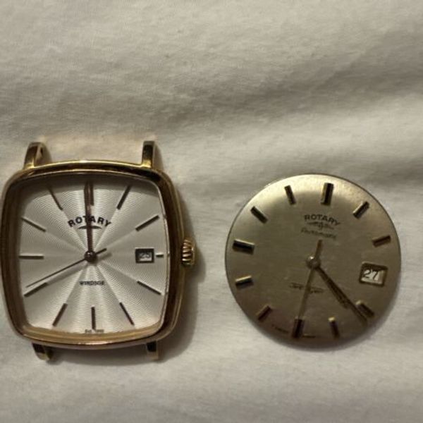 Vintage Rotary Menâ s Watch Faces | WatchCharts Marketplace