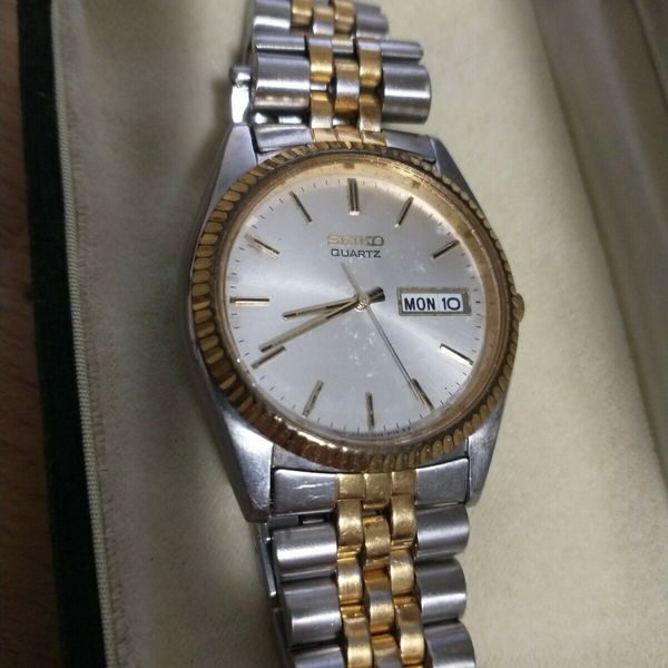 Seiko Silver Men's Watch - SGF204 Analog Quartz Stainless Steel Water Resistant | WatchCharts ...