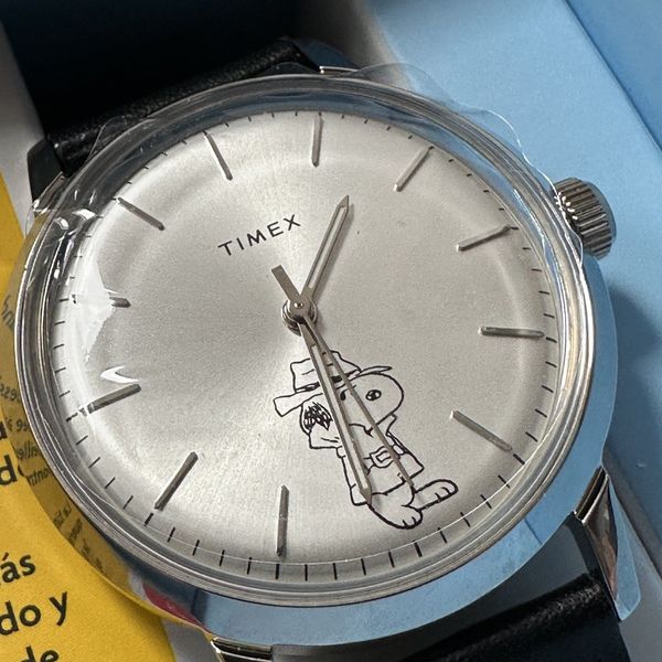 Timex Marlin Special Edition Snoopy Peanuts Secret Agent Automatic 40mm ...