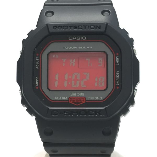 [Used] CASIO Solar watch / G-SHOCK / Digital / RED / BLK [Clothing ...