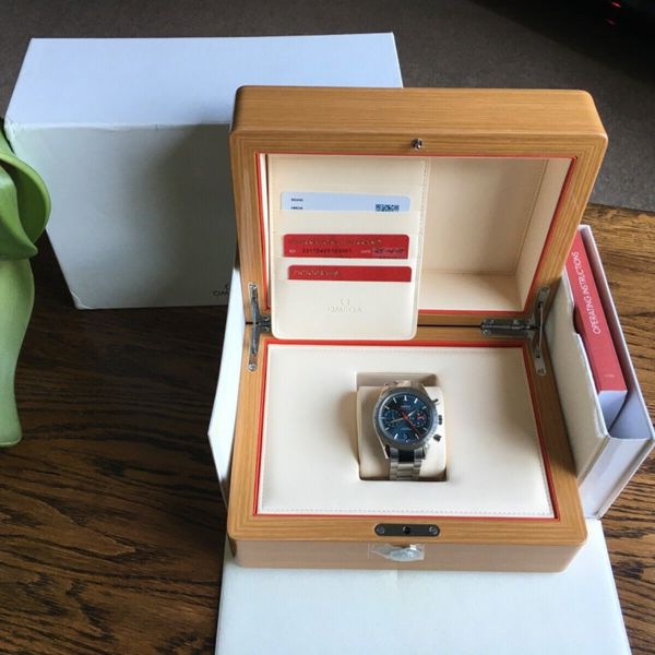 Gents Omega Speedmaster Co Axial Chronograph Watch Clean Full Set 2018 ...