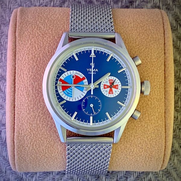 YEMA YACHTINGRAF CROISIÃ RE MECA-QUARTZ, blue dial, Seiko Meca-Quartz ...