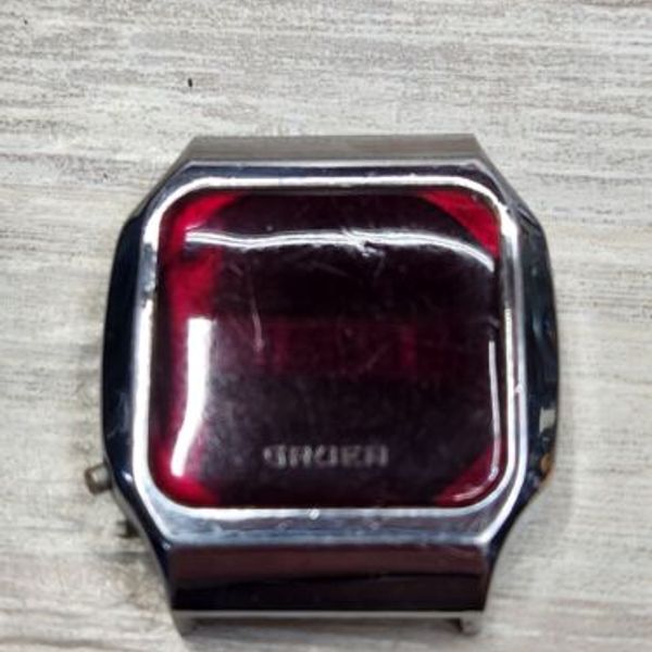 Vintage Gruen Red LED Digital Watch - Flashes But Not Working. USA ...