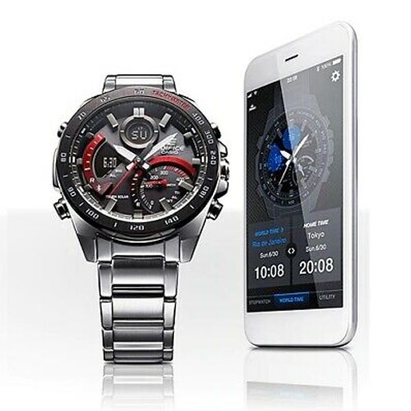 Casio Edifice ECB-900DB-1AER With Bluetooth, Smartphone Link And Energy ...