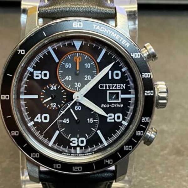 CITIZEN BRYCEN B612 - S11684 Stainless Steel ECO DRIVE Dive Chronograph ...