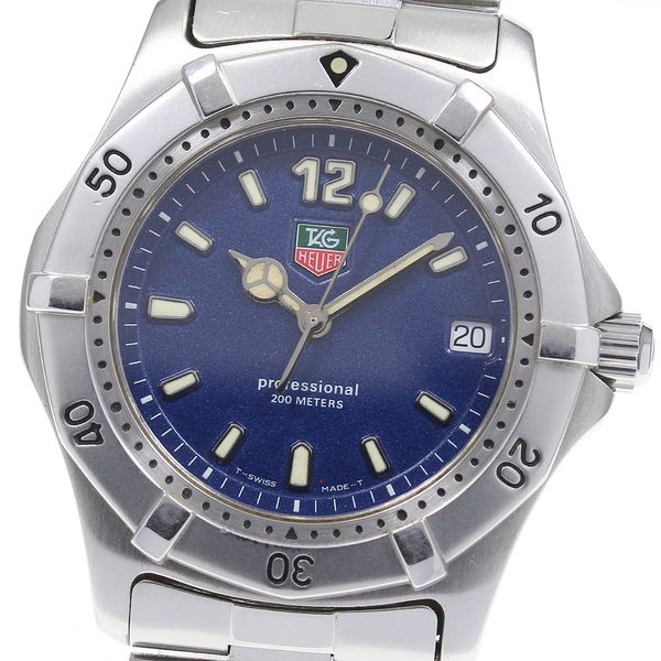 [TAG HEUER] Tag Heuer Professional 200M Date WK1113 Quartz Men's_734006 ...