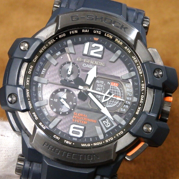 CASIO G-SHOCK GRAVITYMASTER GPW-1000-2AJF Orange & Navy Made in JAPAN ...