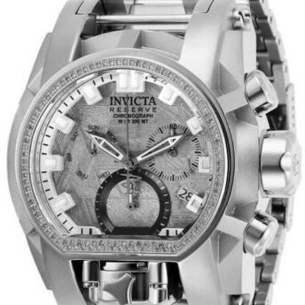 Invicta Reserve Bolt Zeus Magnum Meteorite Diamond Dual Swiss Mvnt ...